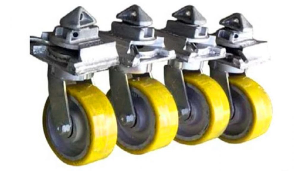 Kit 4 roues accessoire pour mobilité container maritime - MaritimBox